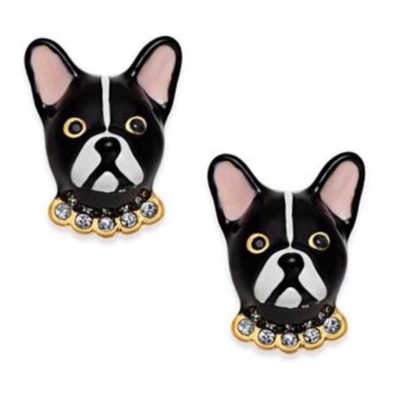 kate spade | Jewelry | Kate Spade Ma Chrie Antoine French Bulldog Set ...